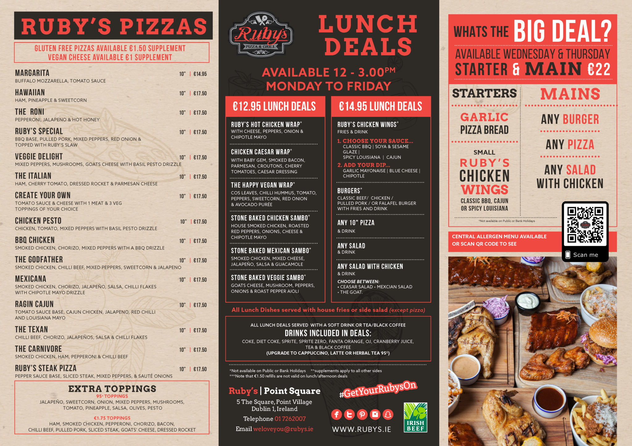 Rubys Pizza and Grill Restaurant Swords Dublin mouth ...